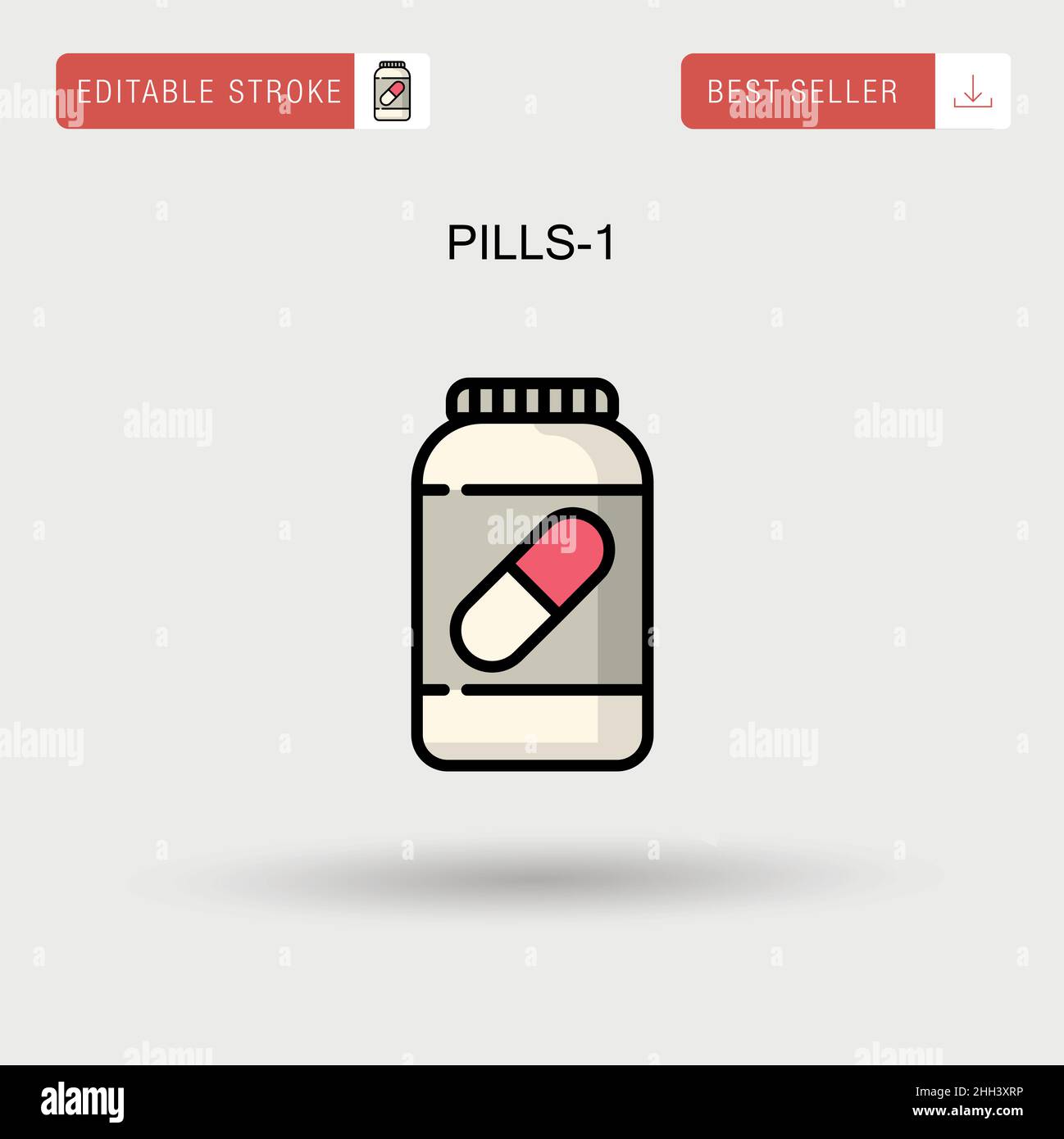 Pill medical concept background Stock Vector Images - Alamy