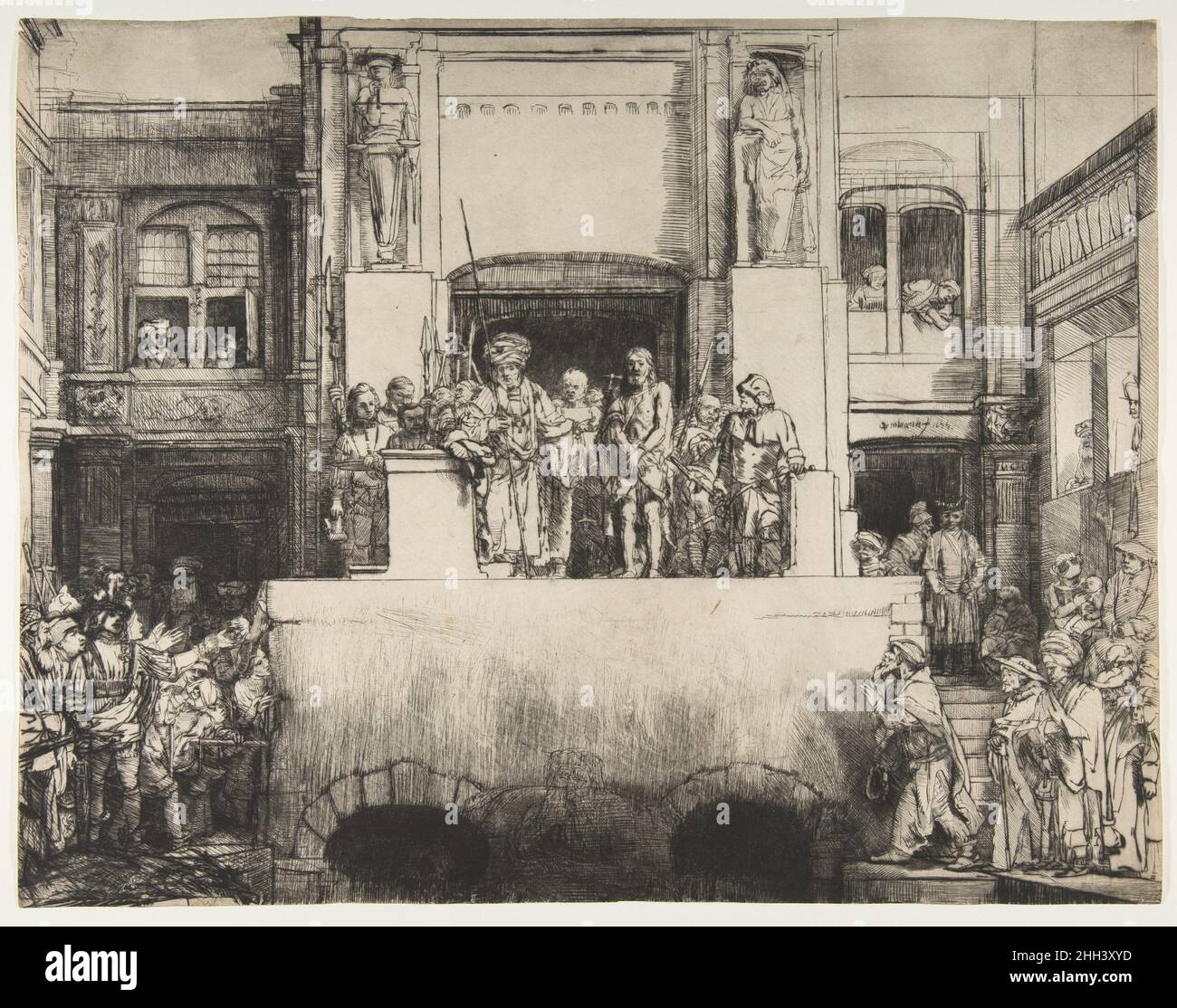 Christ Presented to the People 1655 Rembrandt (Rembrandt van Rijn ...