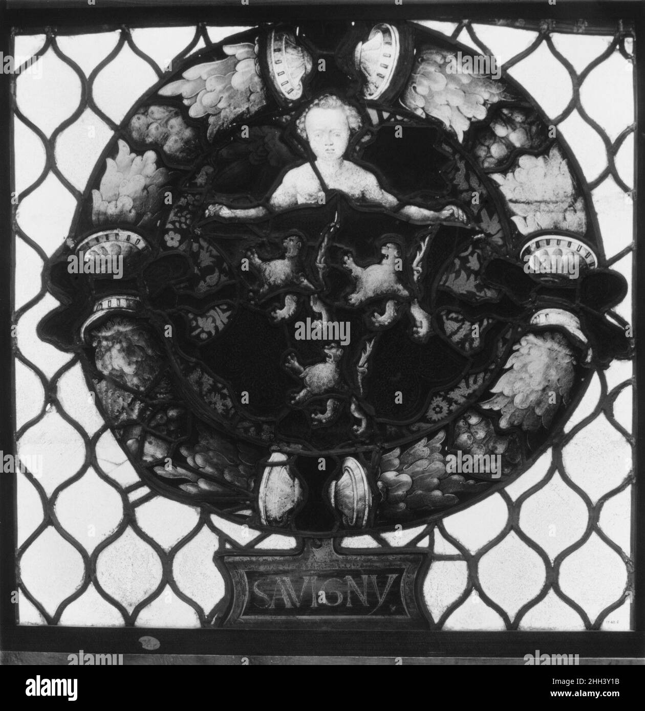 The Savigny Arms 1533 Valentin Bousch French This window comes from a ...