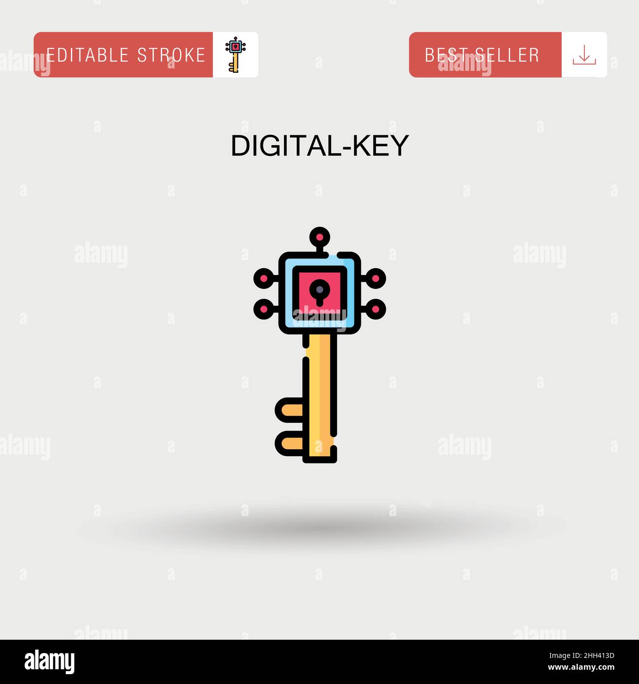Digital key hi-res stock photography and images - Alamy