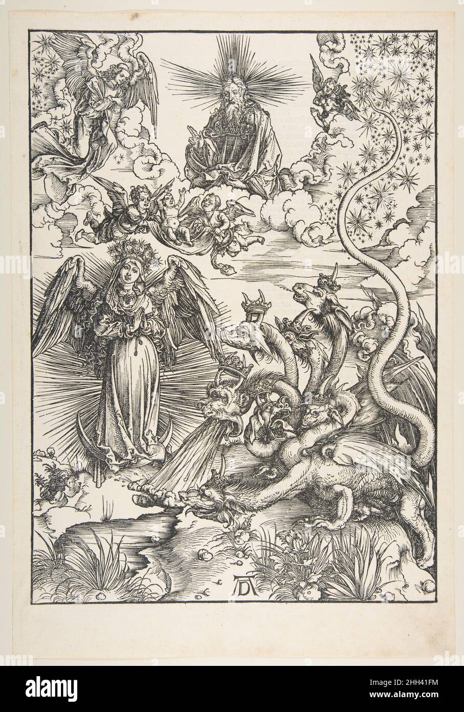 The Apocalyptic Woman, from The Apocalypse 1511 Albrecht Dürer German ...