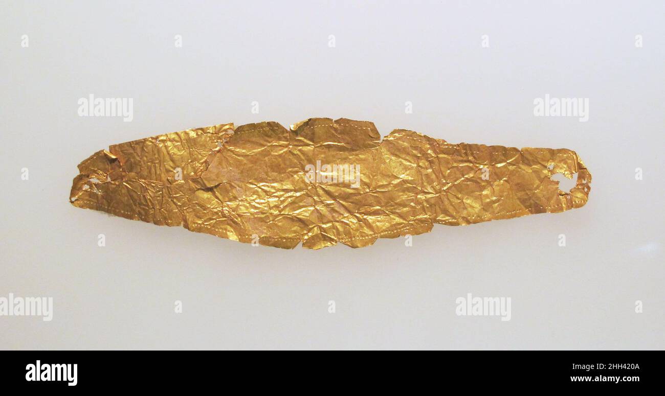 Frontlet of gold leaf. Frontlet of gold leaf 242984 Stock Photo - Alamy