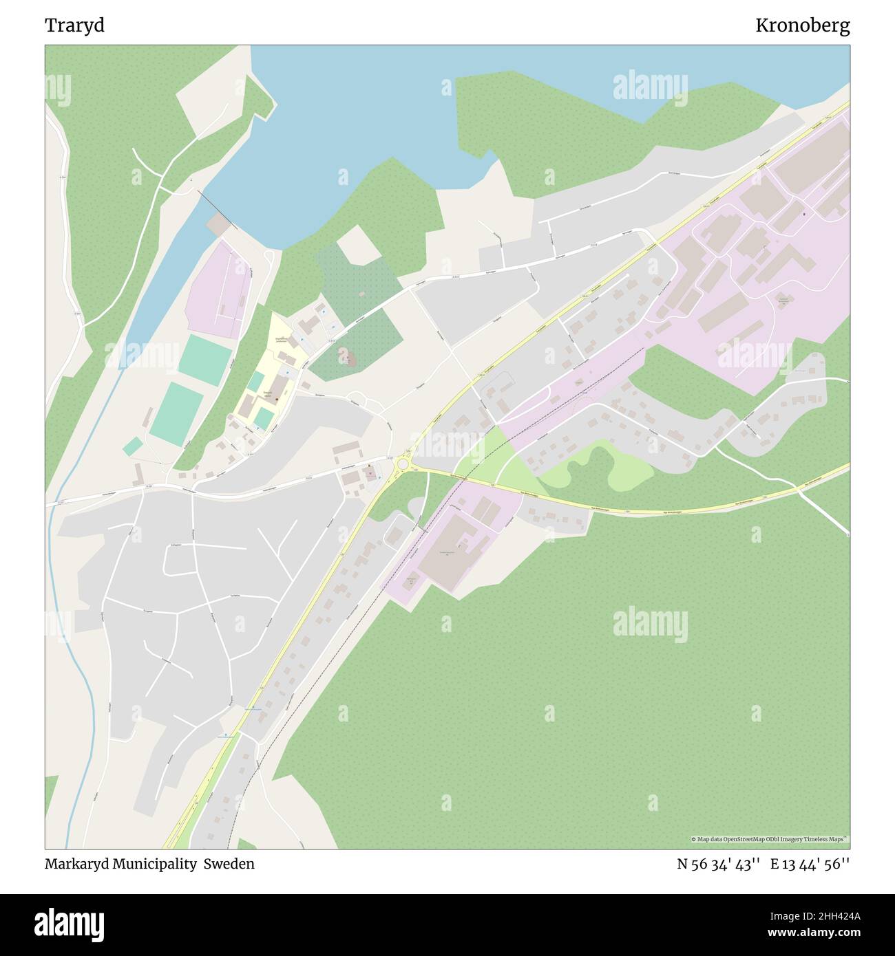 Traryd, Markaryd Municipality, Sweden, Kronoberg, N 56 34' 43'', E 13 ...