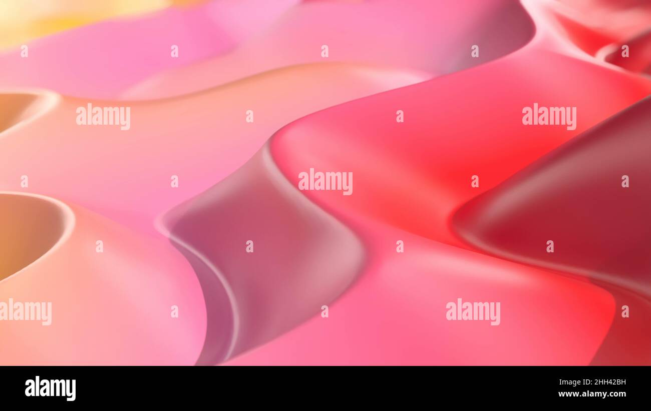 Abstract red wave Design business Concept art smooth curve modern color ...