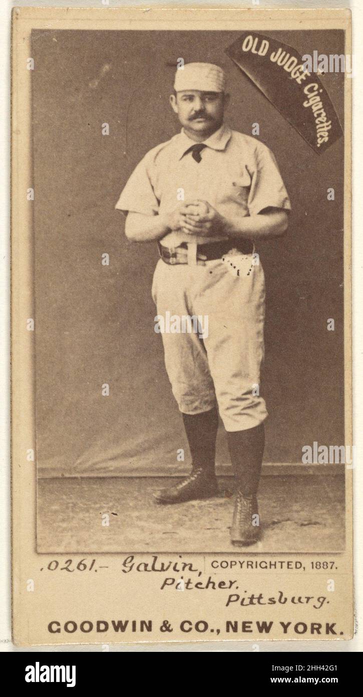 James Francis "Pud" Galvin, Pitcher, Pittsburgh, from the Old Judge ...