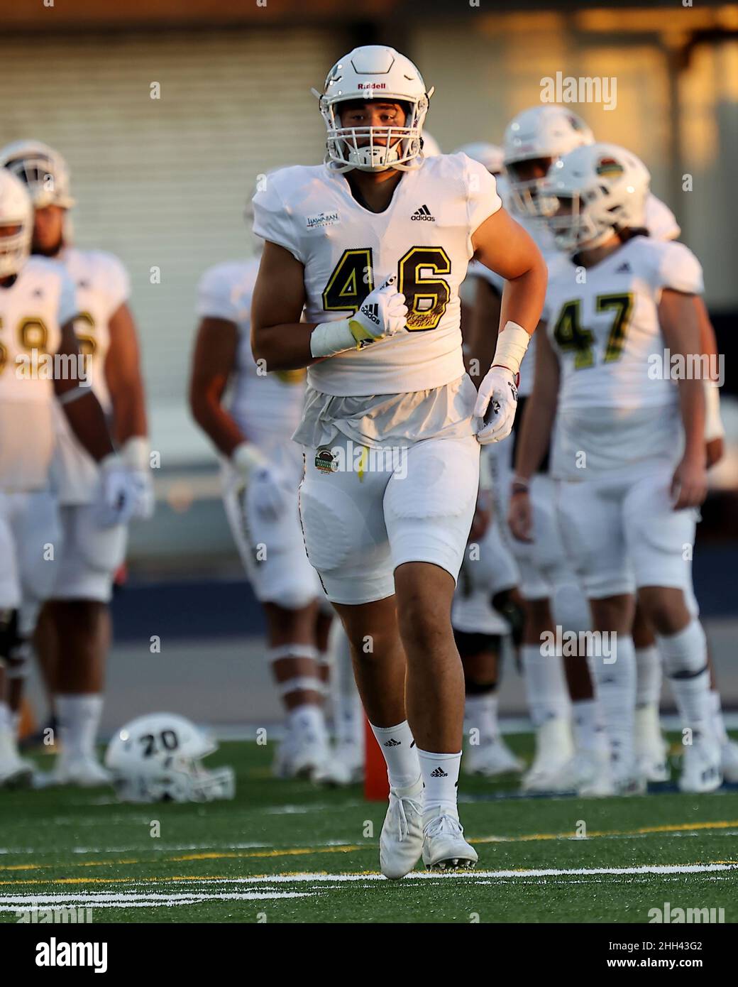 January 22, 2022 - Team Makai defensive lineman Taâ€™itaâ€™i Uiagalelei ...