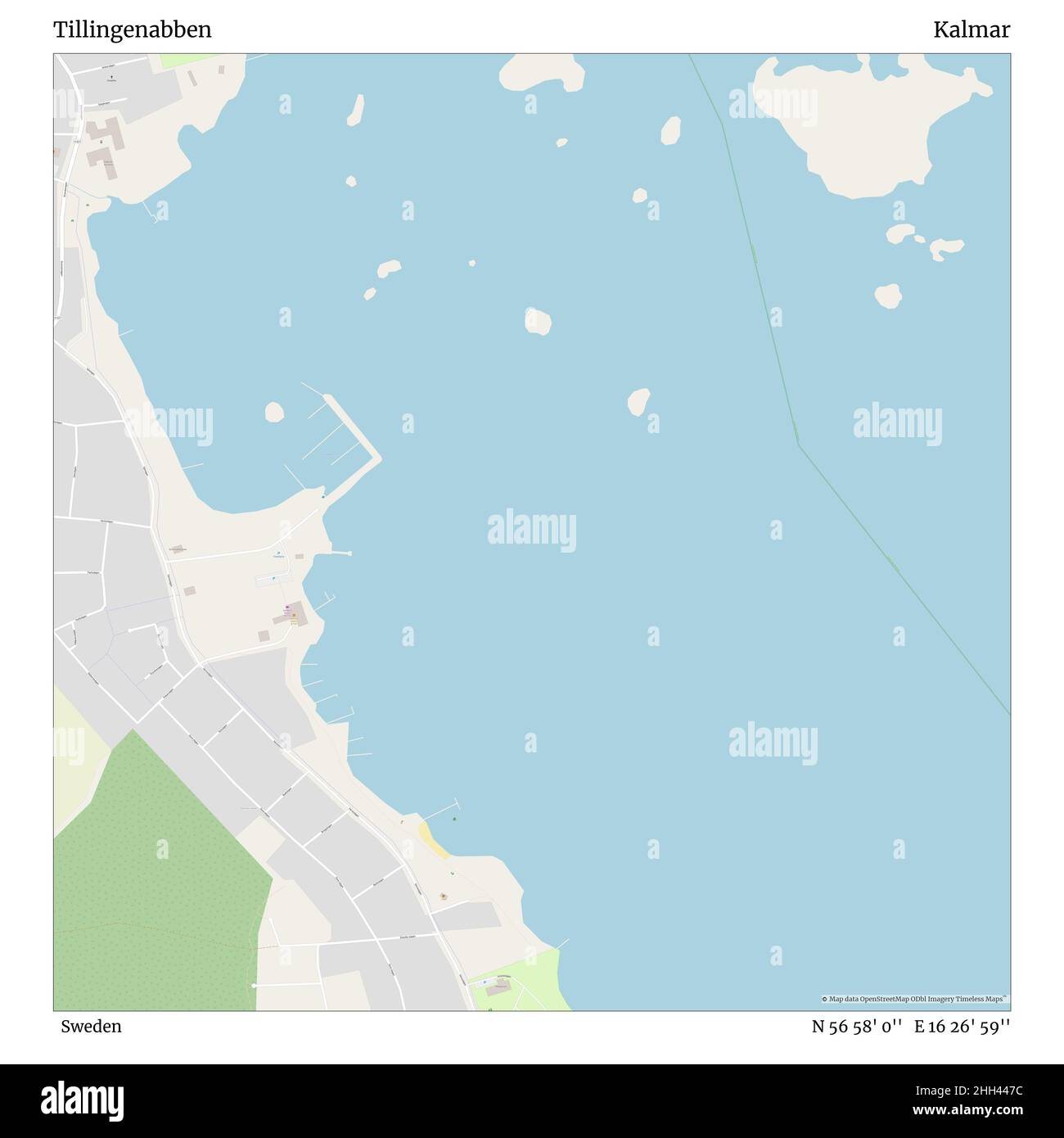 Map of kalmar hi-res stock photography and images - Alamy
