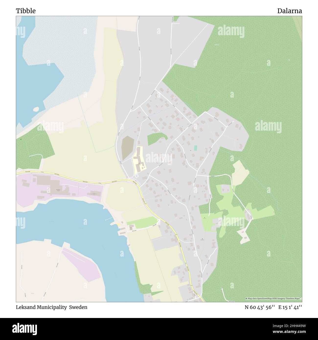 Tibble, Leksand Municipality, Sweden, Dalarna, N 60 43' 56'', E 15 1 ...