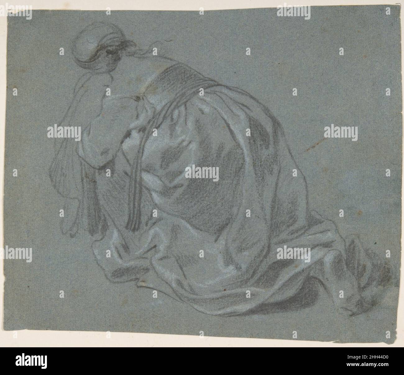 Weeping Woman Kneeling, Seen from Behind ca. 1634–38 Jacob Backer Dutch ...