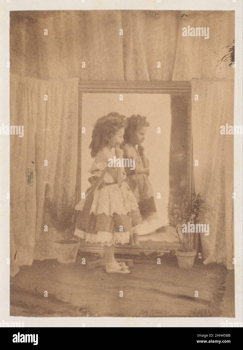 Le reflet (profile) 1860s Pierre-Louis Pierson French. Le reflet ...