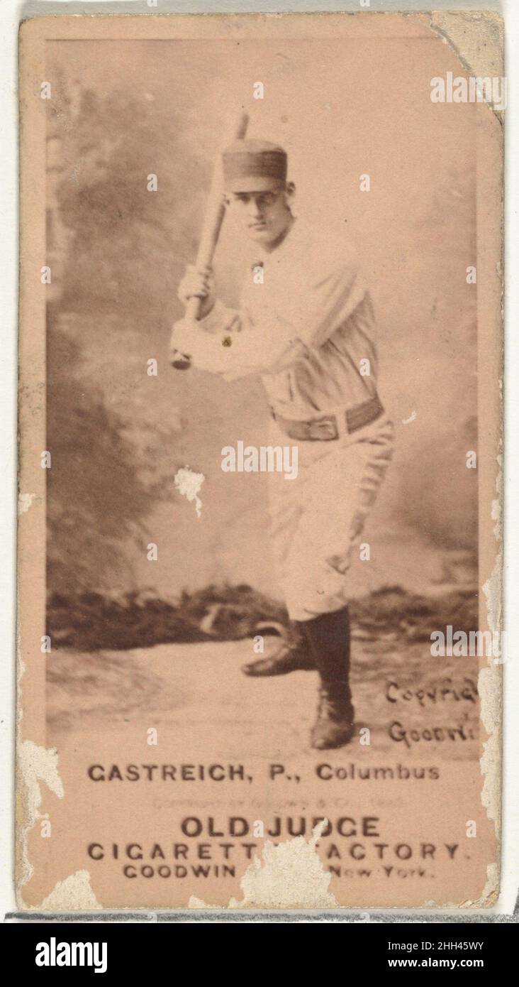 Henry Carl "Hank" Gastright, Pitcher, Cleveland, from the Old Judge ...