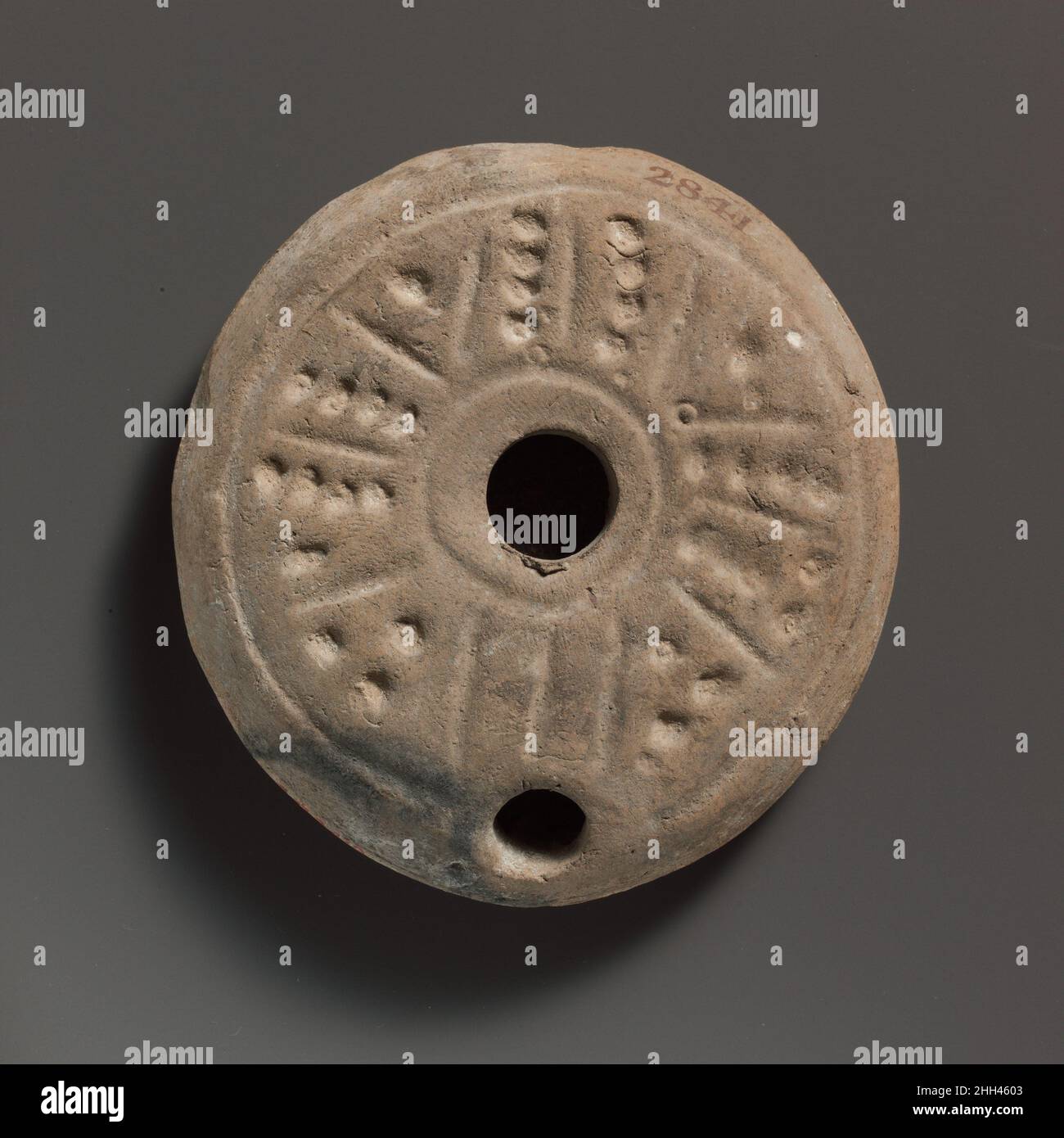 Terracotta oil lamp late 5th–6th century A.D. Roman Vessberg Type 20 ...