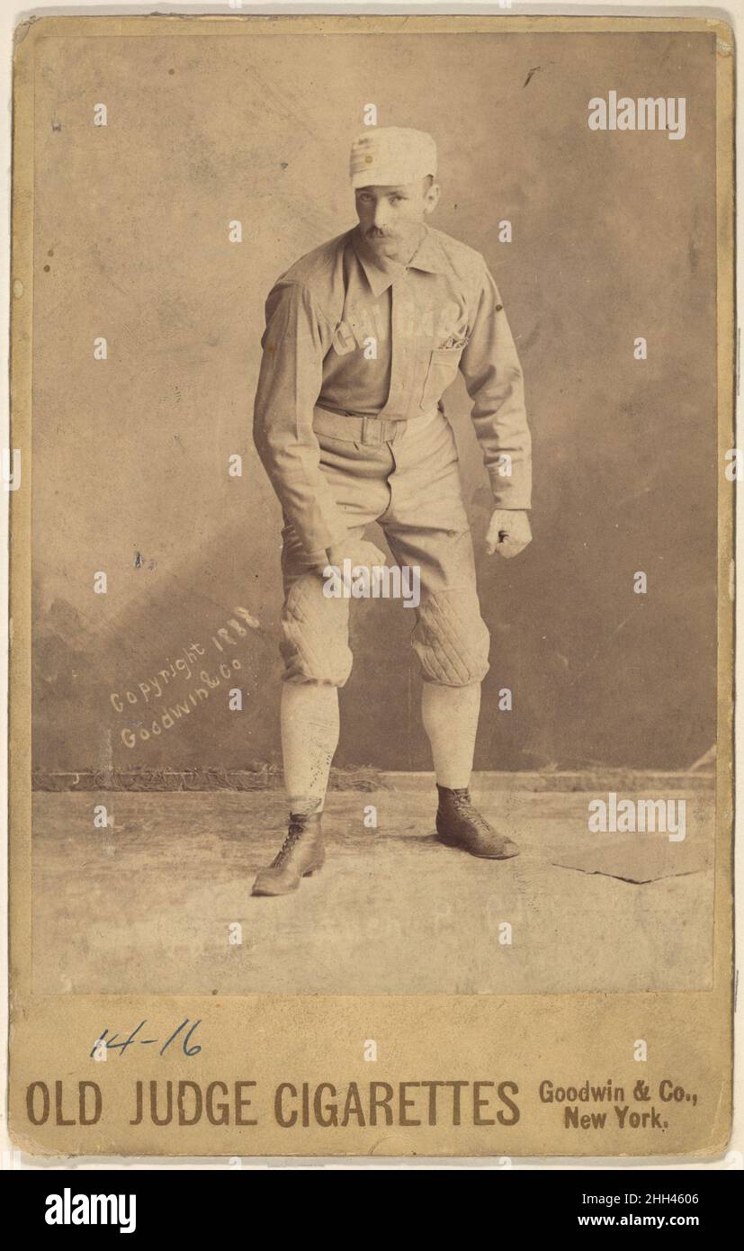 George Van Haltren, Chicago, from the series Old Judge Tobacco 1888 ...