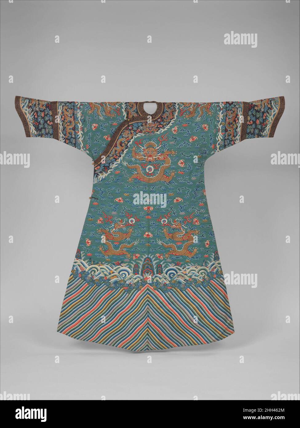 Woman’s Festival Robe late 19th century China The golden five-clawed ...