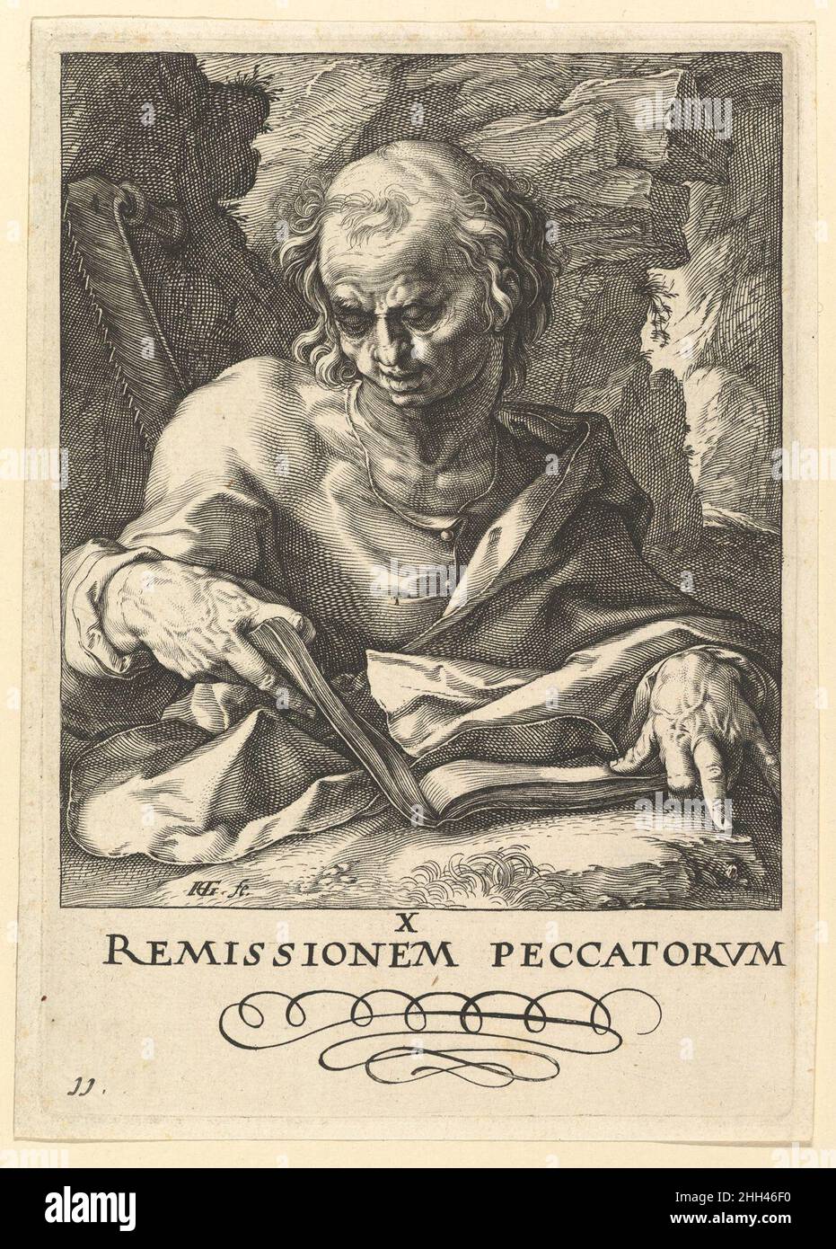 St. Simon, from Christ, the Apostles and St. Paul with the Creed ca ...