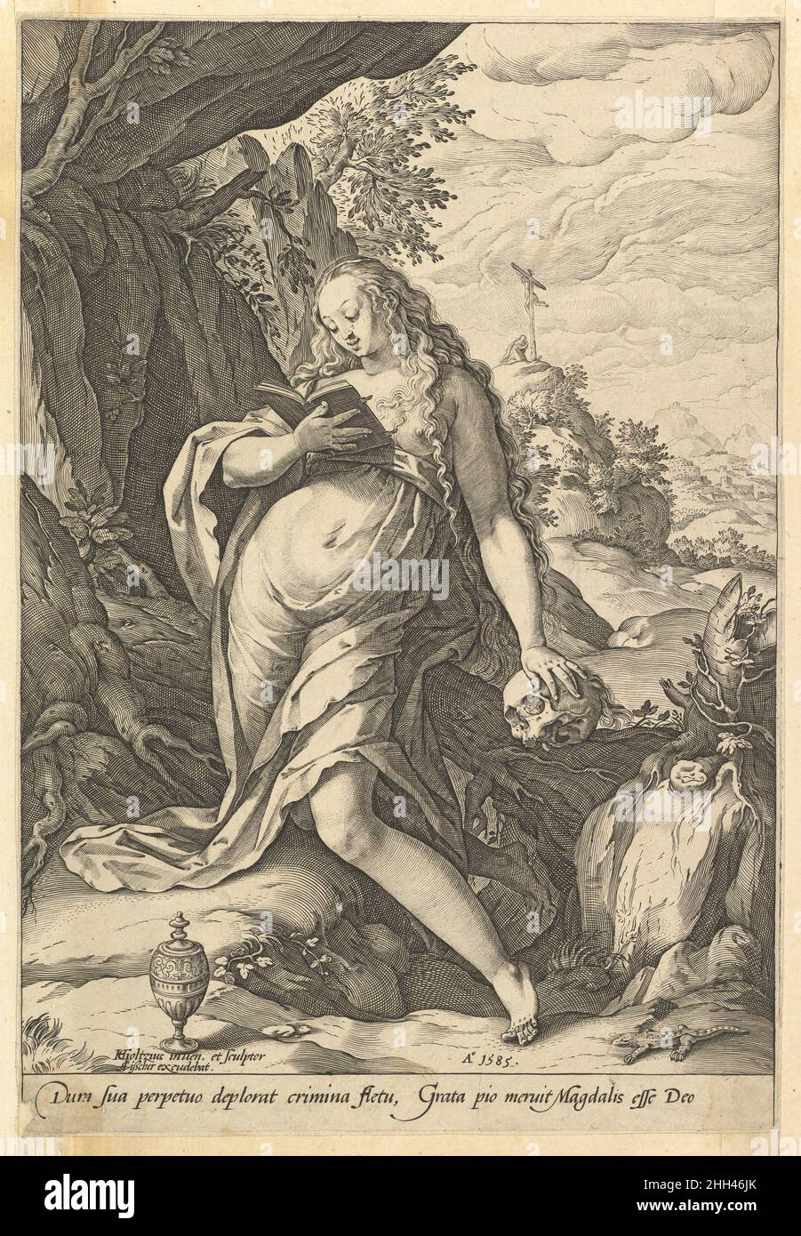 Saint Mary Magdalen Penitent 1585 Hendrick Goltzius Netherlandish ...
