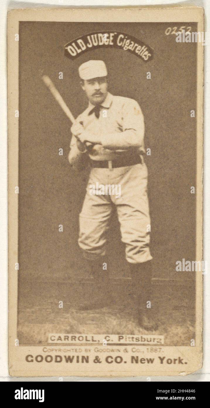 Frederick " Fred" Herbert Carroll, Catcher, Pittsburgh, from the Old ...