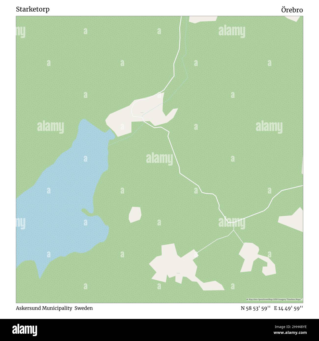 Starketorp, Askersund Municipality, Sweden, Örebro, N 58 53' 59'', E 14 ...
