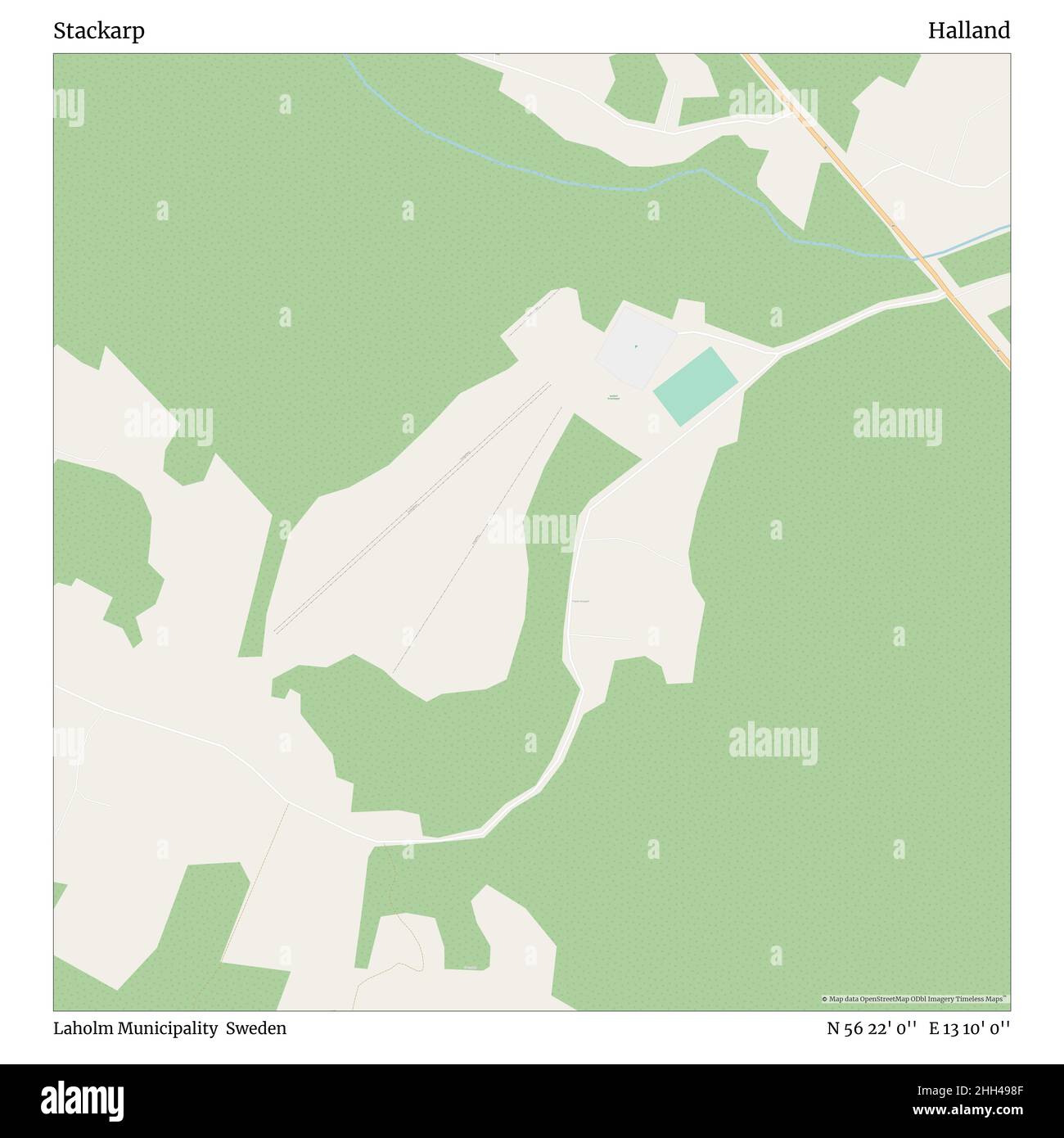 Stackarp, Laholm Municipality, Sweden, Halland, N 56 22' 0'', E 13 10 ...