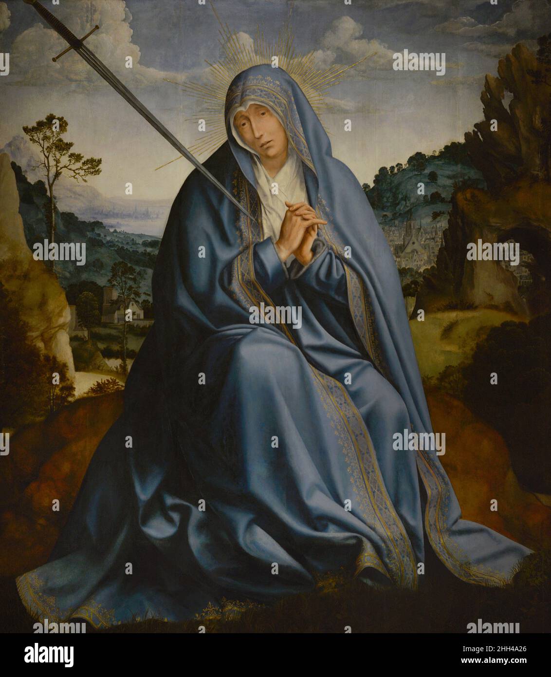 Quentin Metsys (1466-1530). Flemish painter. Altarpiece of the Virgin ...