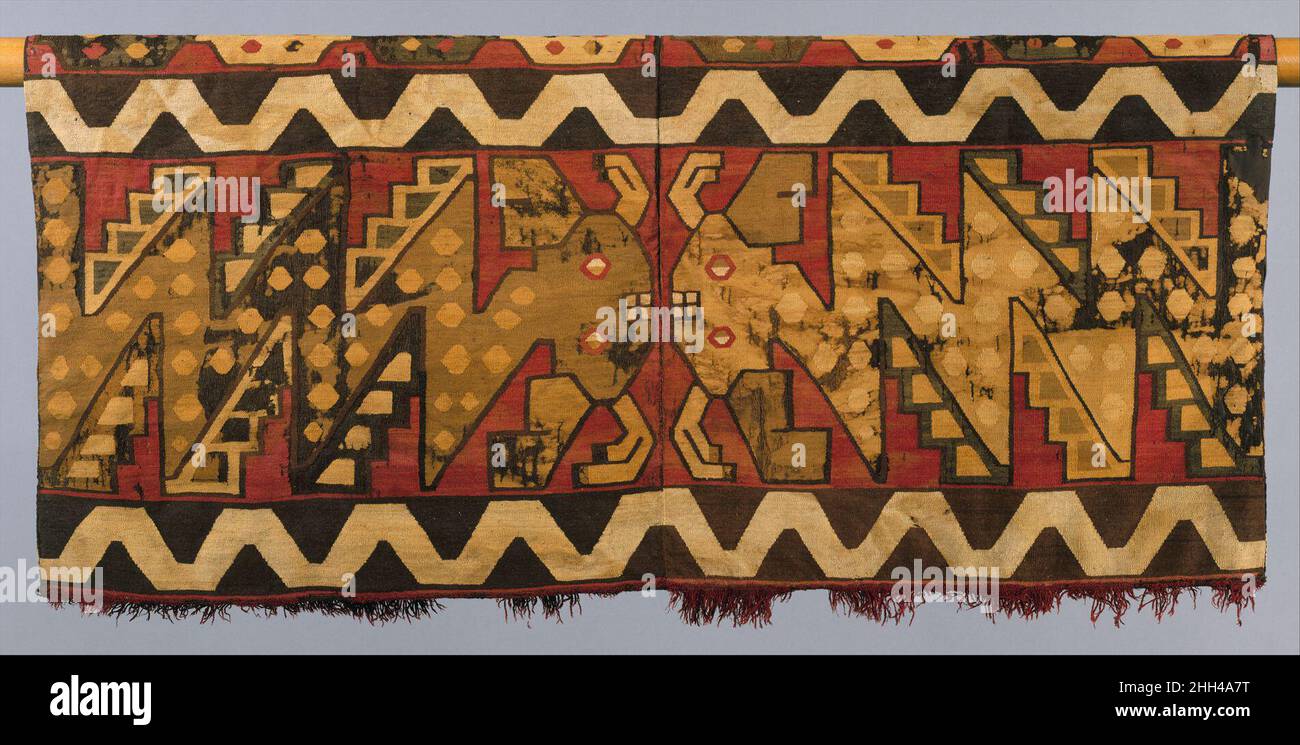 Tunic with Confronting Catfish A.D. 800–850 Nasca-Wari The primary ...