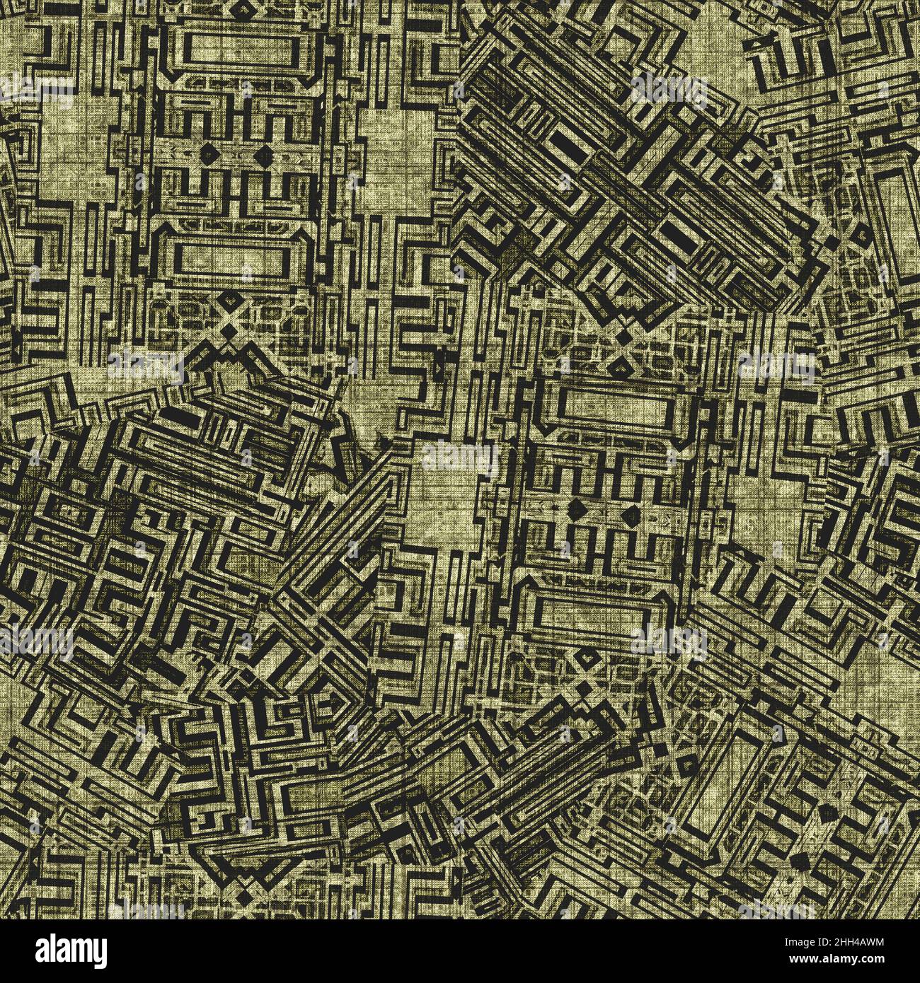 Grunge sepia random geometric dyed seamless texture material. Irregular ...