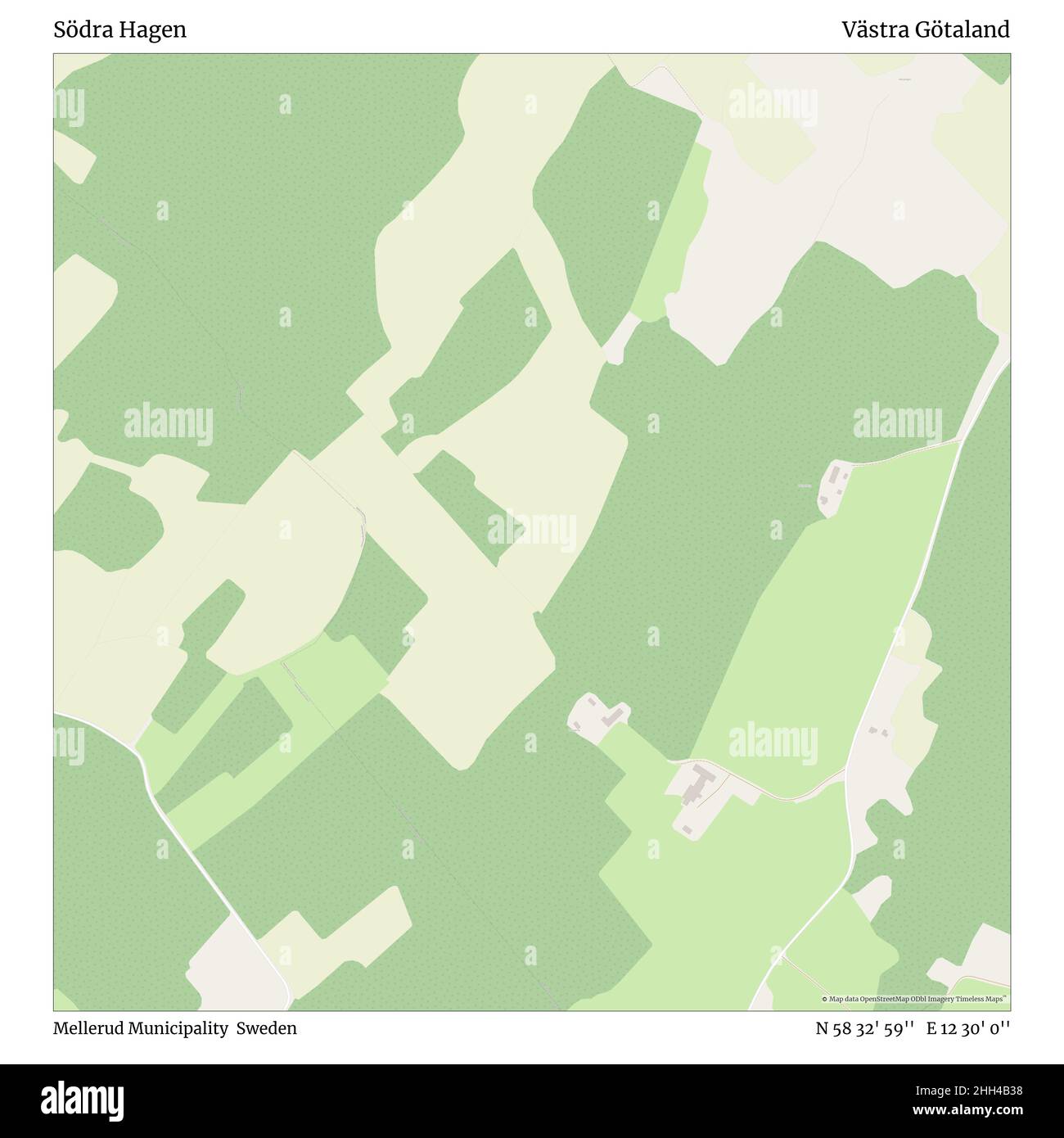 Södra Hagen, Mellerud Municipality, Sweden, Västra Götaland, N 58 32 ...