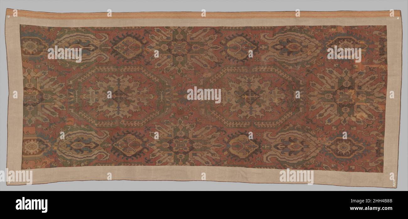 Carpet with Geometricized Floral Design late 18th century This carpet ...