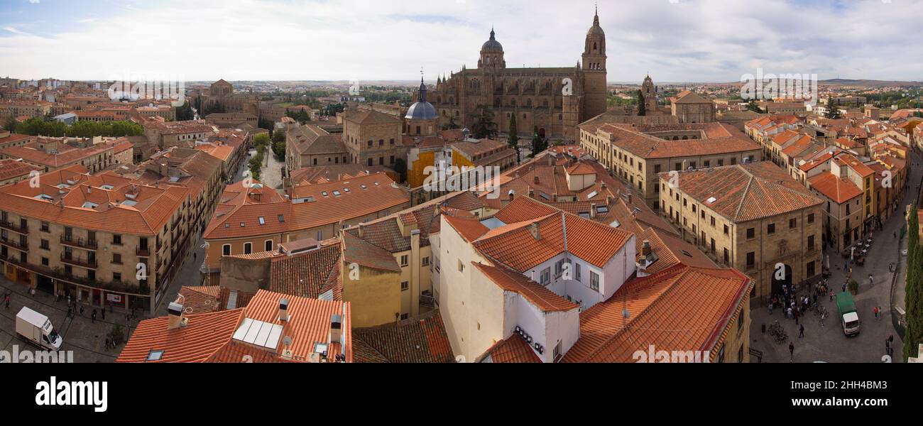 View of Salamanca from Tower Clerecia,Castile and León,Spain,Europe ...