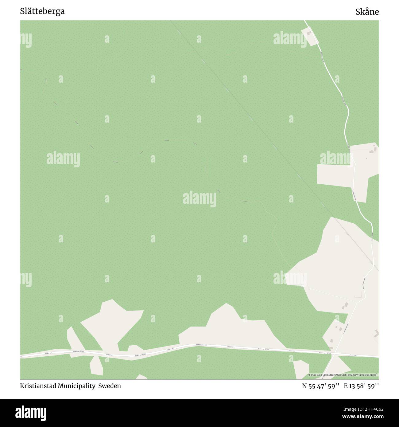 Slätteberga, Kristianstad Municipality, Sweden, Skåne, N 55 47' 59'', E ...