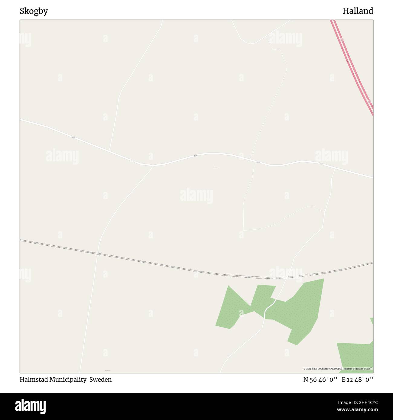 Skogby, Halmstad Municipality, Sweden, Halland, N 56 46' 0'', E 12 48 ...