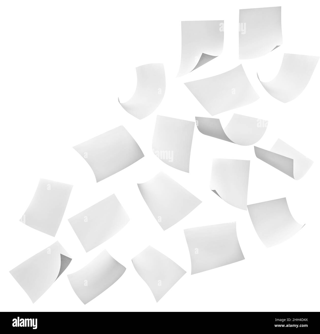 paper document flying paperwork business wind office Stock Photo - Alamy