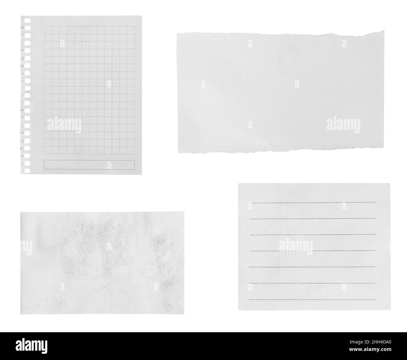 white paper ripped message torn Stock Photo - Alamy