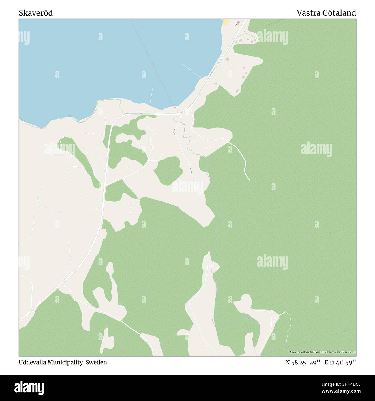 Skaveröd, Uddevalla Municipality, Sweden, Västra Götaland, N 58 25' 29 ...