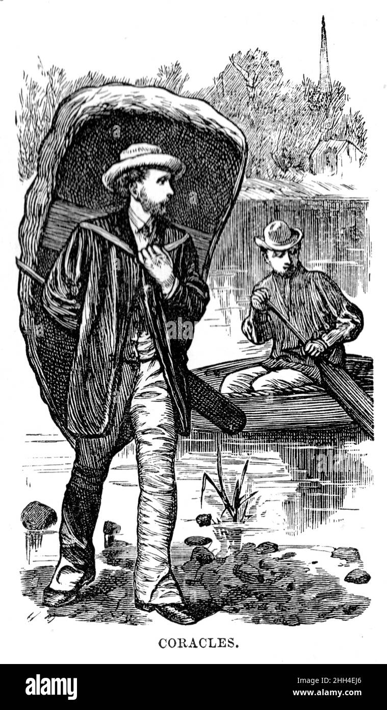 Coracles hi-res stock photography and images - Alamy