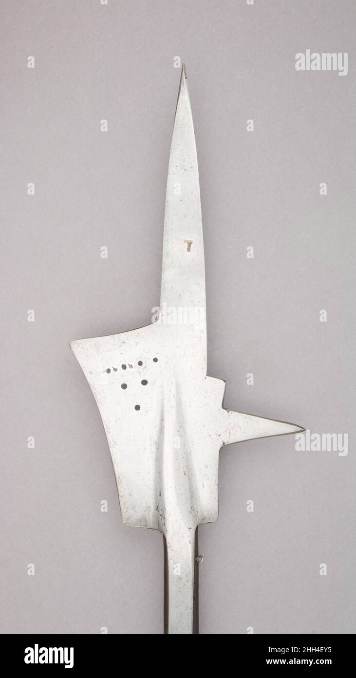 Halberd ca. 1450 Swiss. Halberd. Swiss. ca. 1450. Steel, wood, brass ...