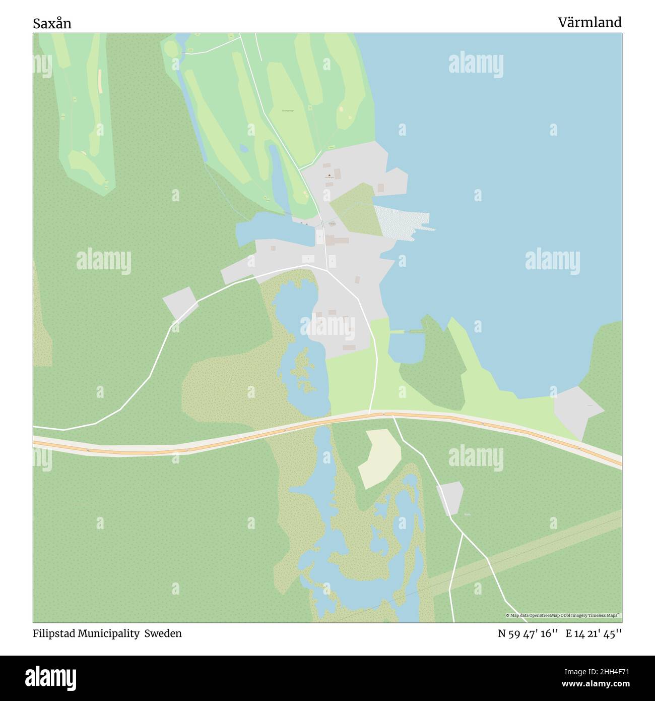 Saxån, Filipstad Municipality, Sweden, Värmland, N 59 47' 16'', E 14 21 ...