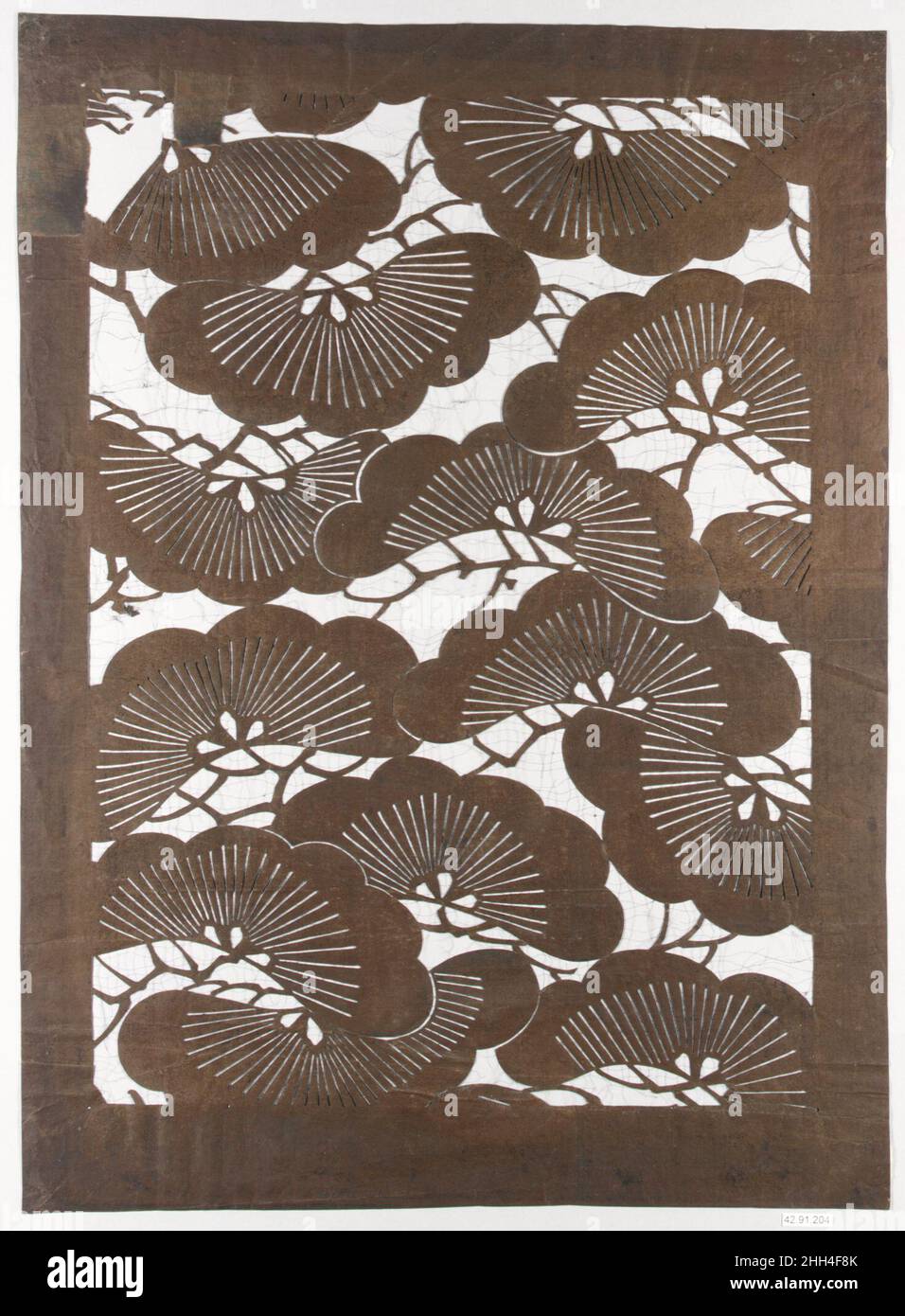 Stencil 19th century Japan. Stencil 69405 Stock Photo - Alamy