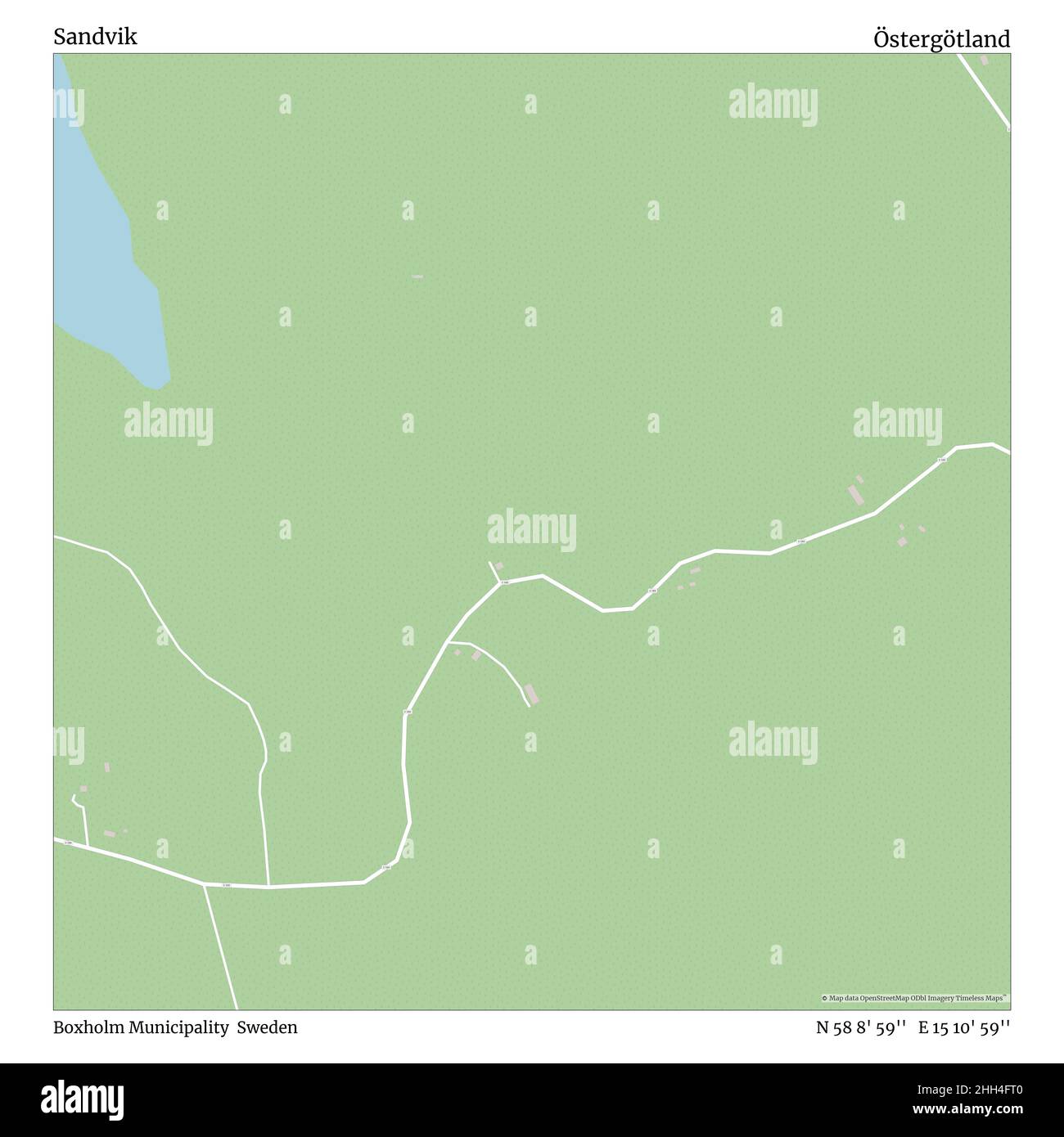 Sandvik, Boxholm Municipality, Sweden, Östergötland, N 58 8' 59'', E 15 ...