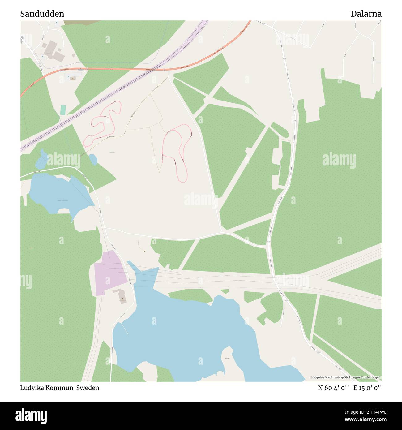 Sandudden, Ludvika Kommun, Sweden, Dalarna, N 60 4' 0'', E 15 0' 0 ...