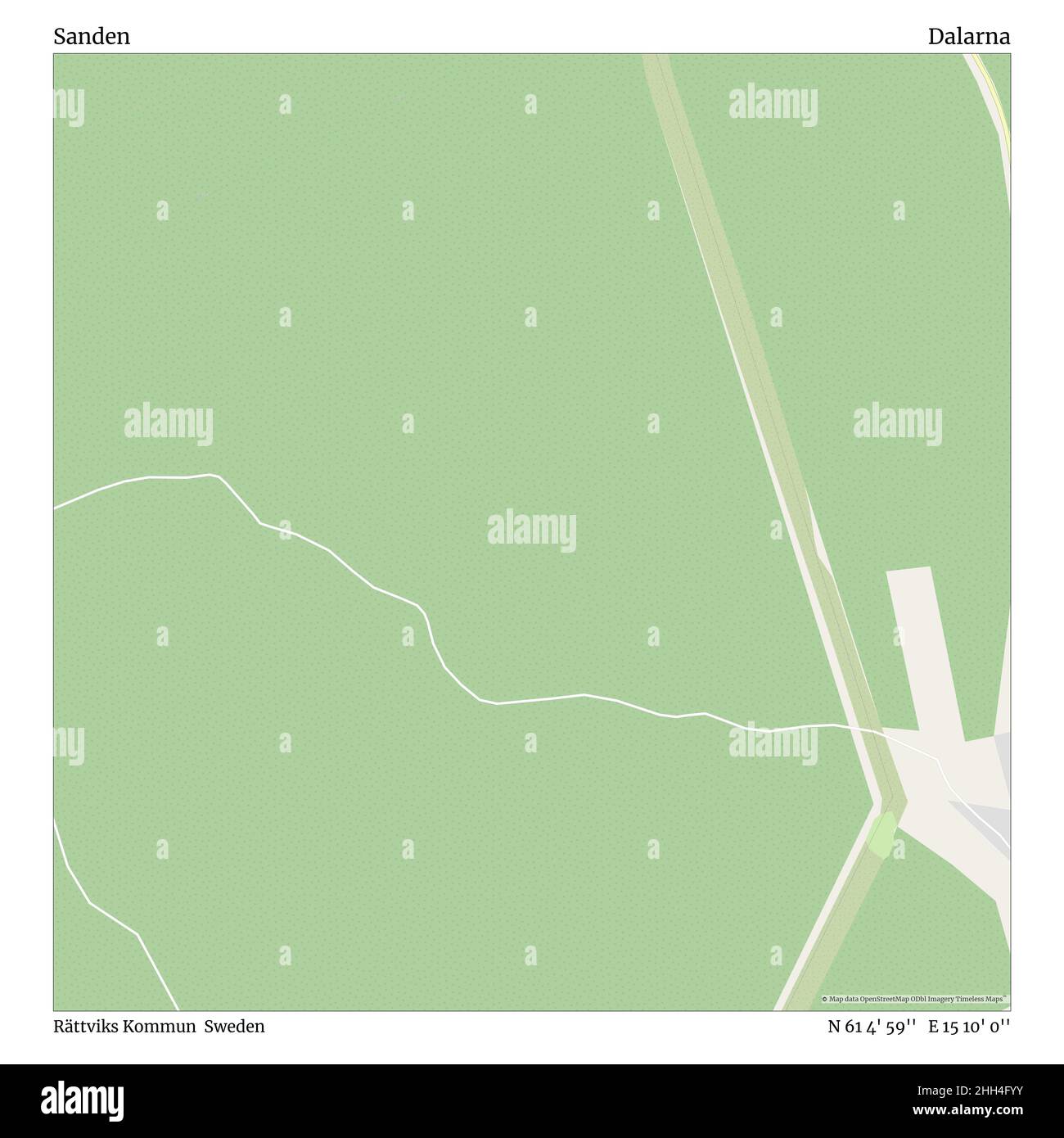 Sanden, Rättviks Kommun, Sweden, Dalarna, N 61 4' 59'', E 15 10' 0 ...