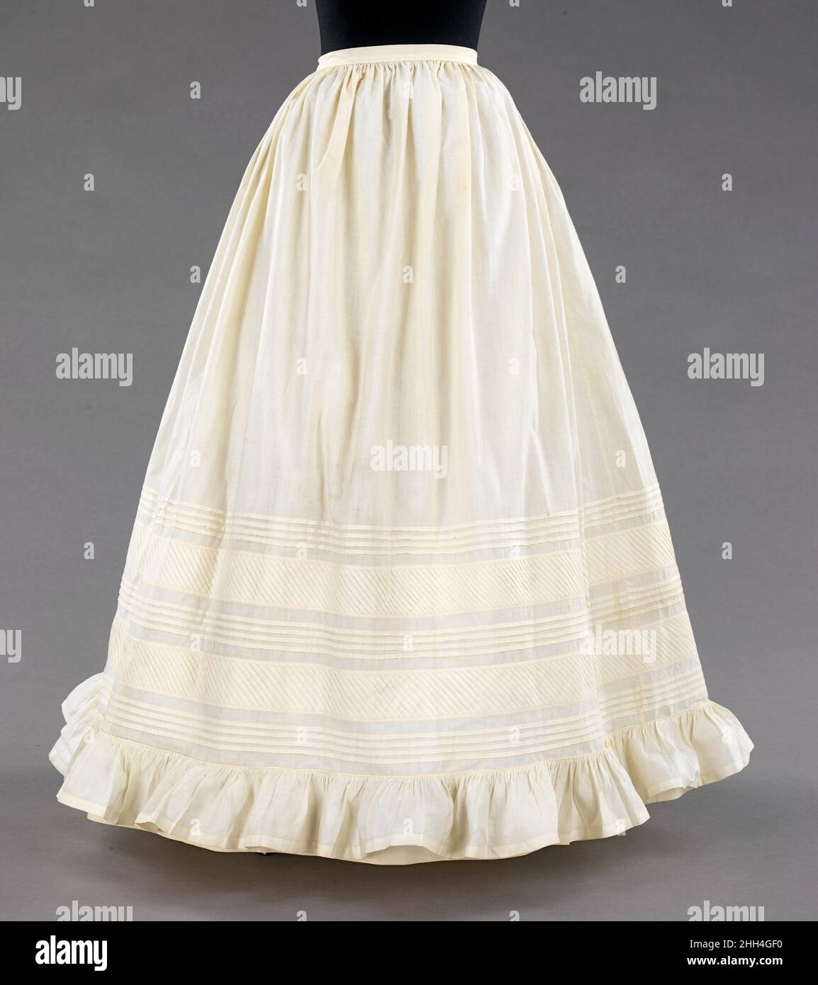 Petticoat 1850–60 American During the nineteenth century, women had an ...