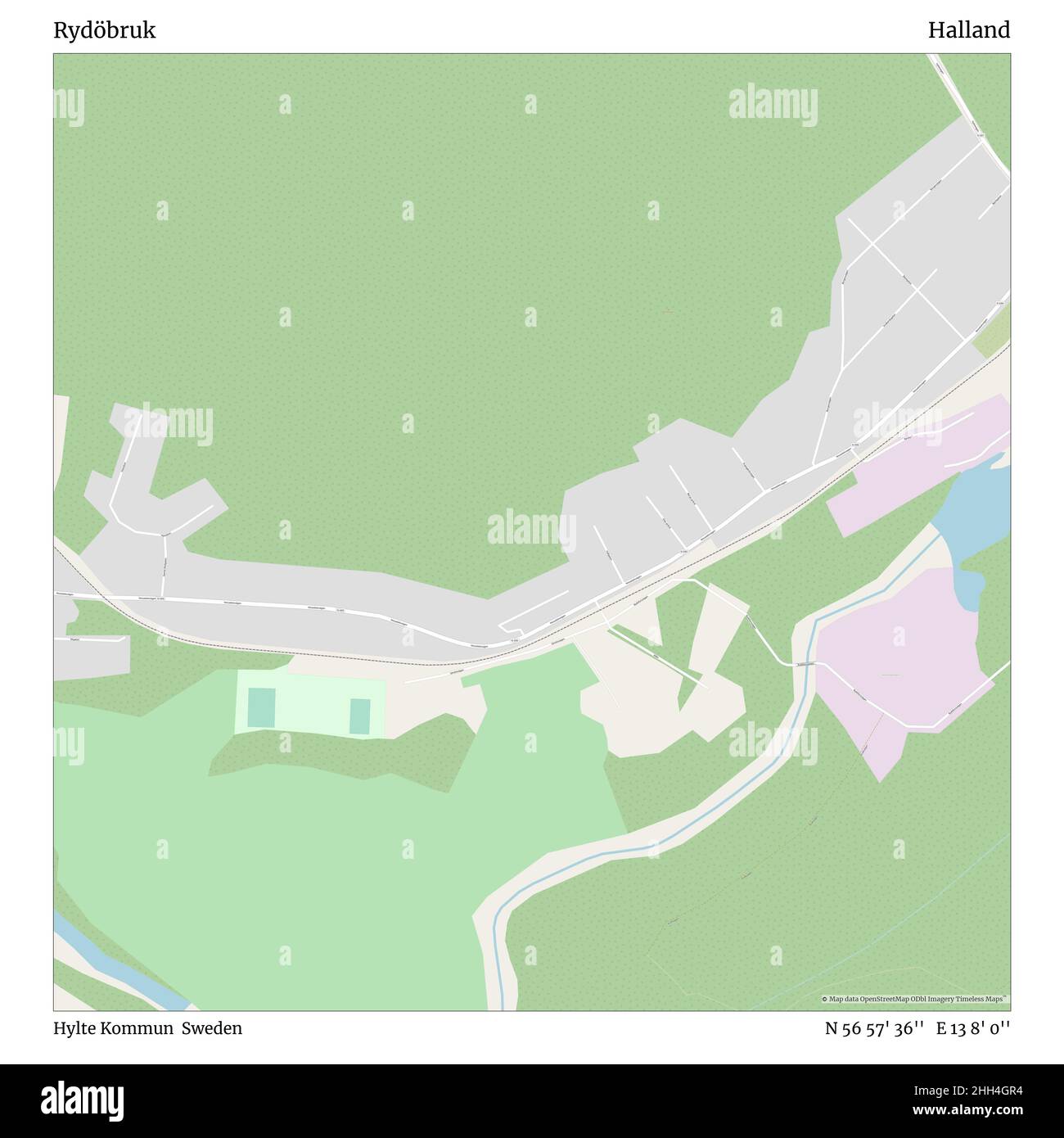 Rydöbruk, Hylte Kommun, Sweden, Halland, N 56 57' 36'', E 13 8' 0 ...