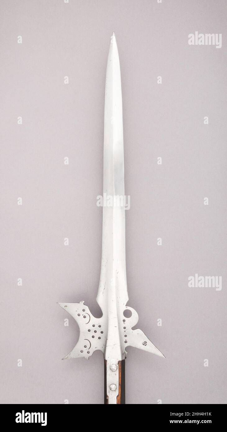 Halberd ca. 1550 Swiss. Halberd. Swiss. ca. 1550. Steel, wood (ash ...