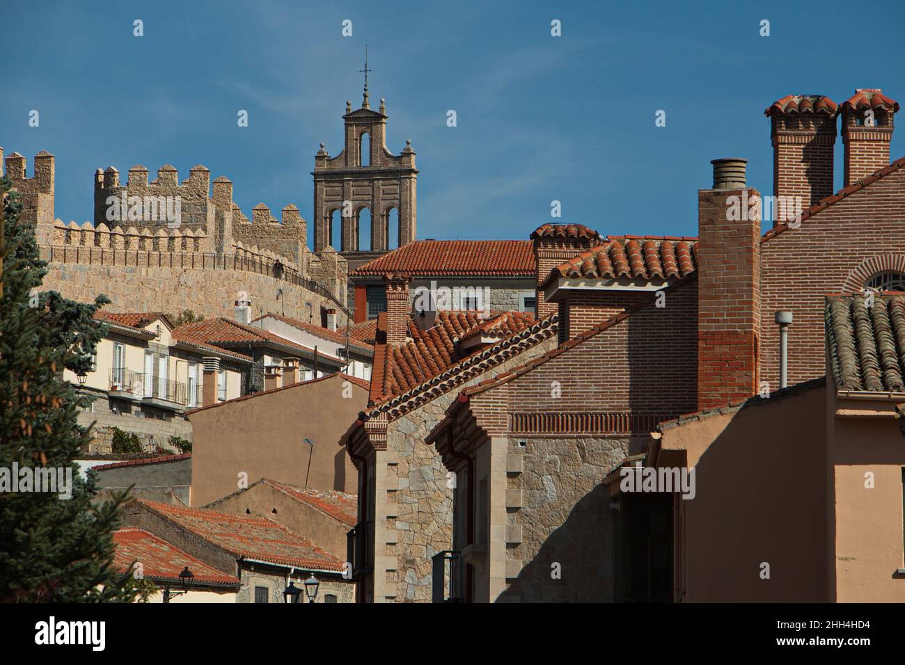 View of Avila from Walls of Avila,Castile and León,Spain,Europe Stock ...