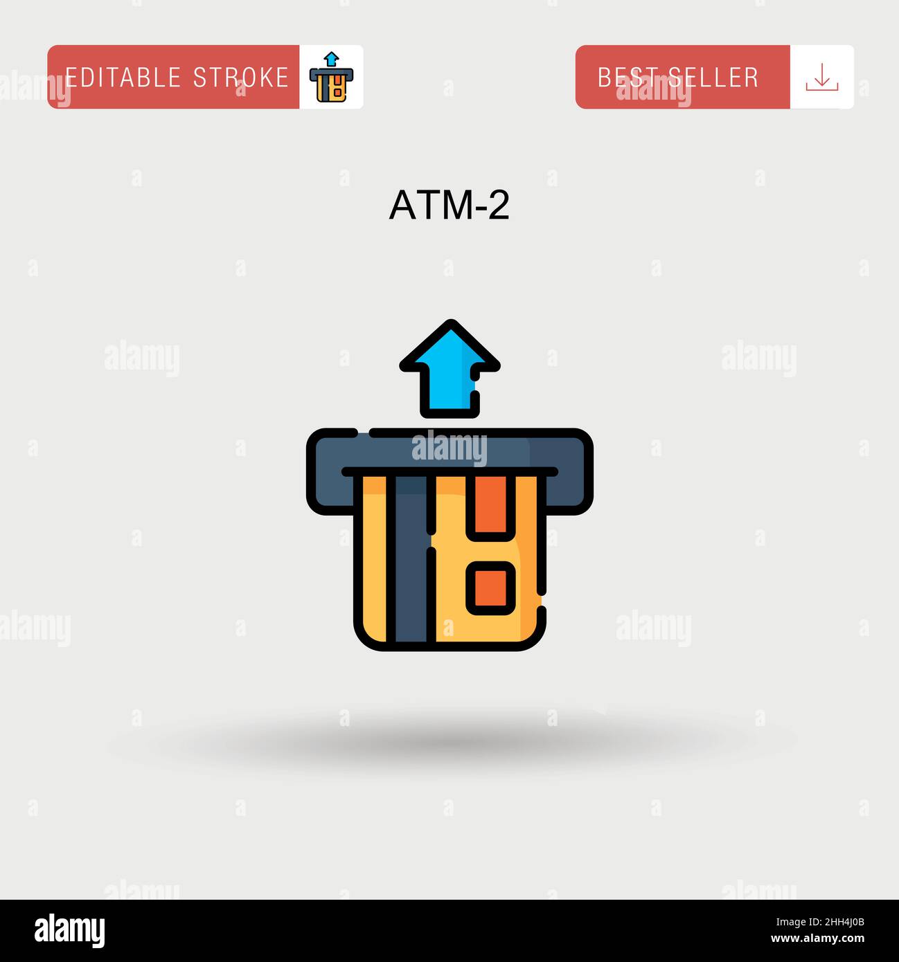 Cash machine close up Stock Vector Images - Alamy