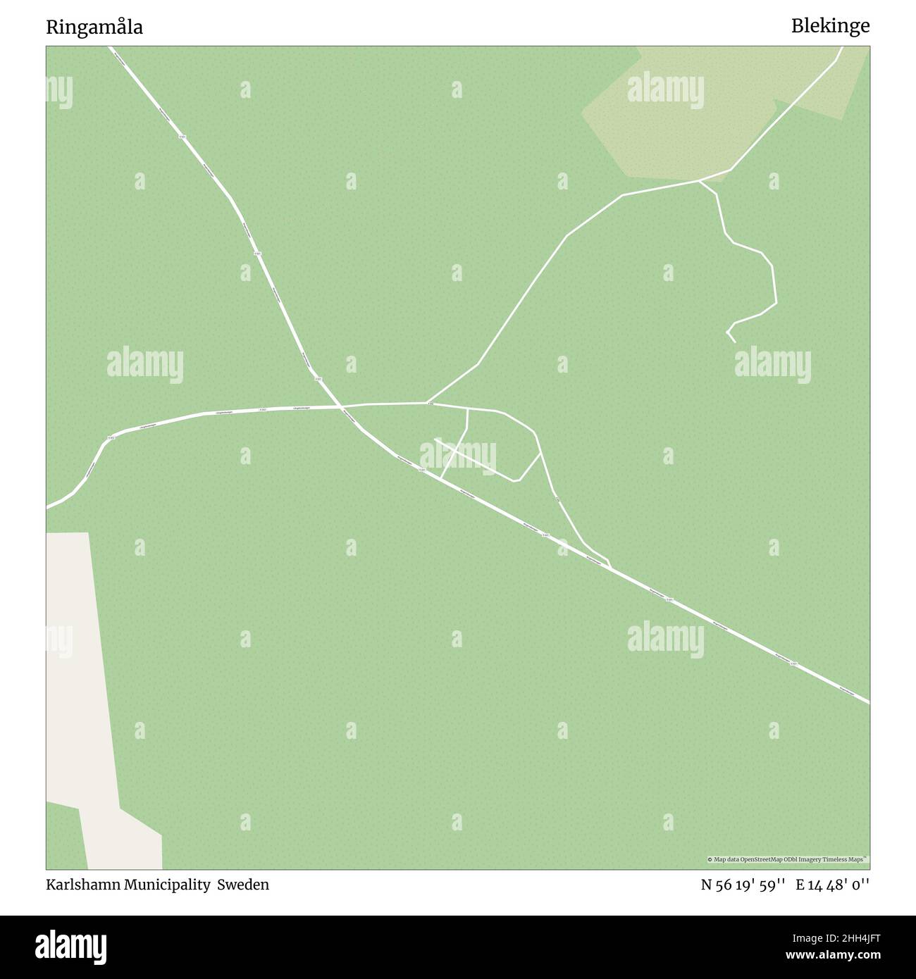 Ringamåla, Karlshamn Municipality, Sweden, Blekinge, N 56 19' 59'', E ...