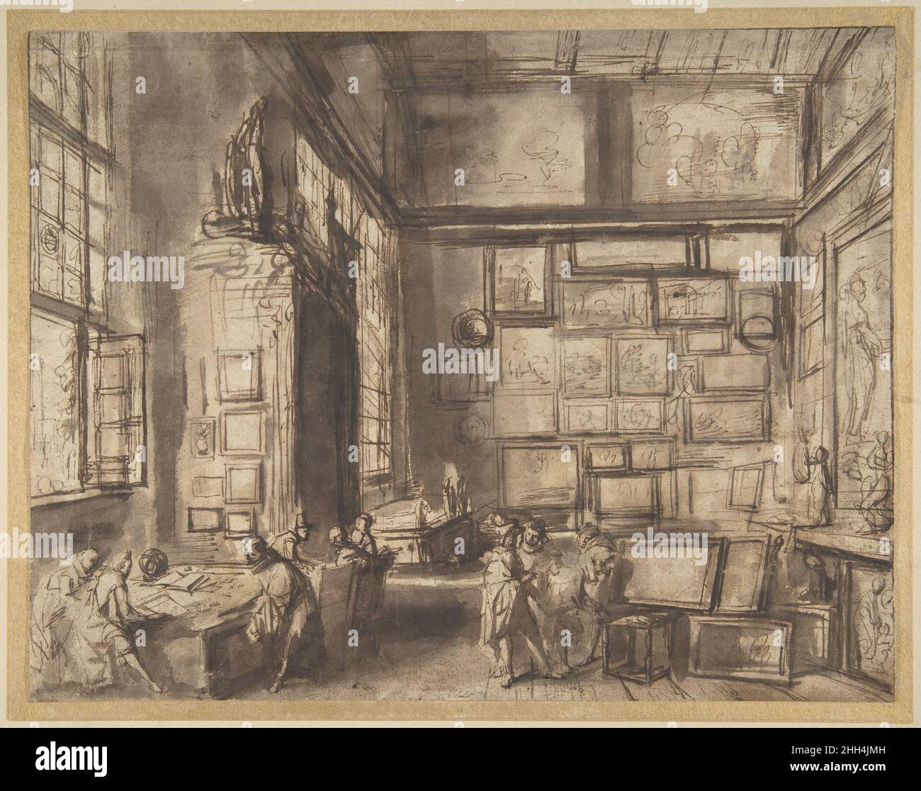 Interior of a Picture Gallery ca. 1620 Attributed to Hans Jordaens III ...