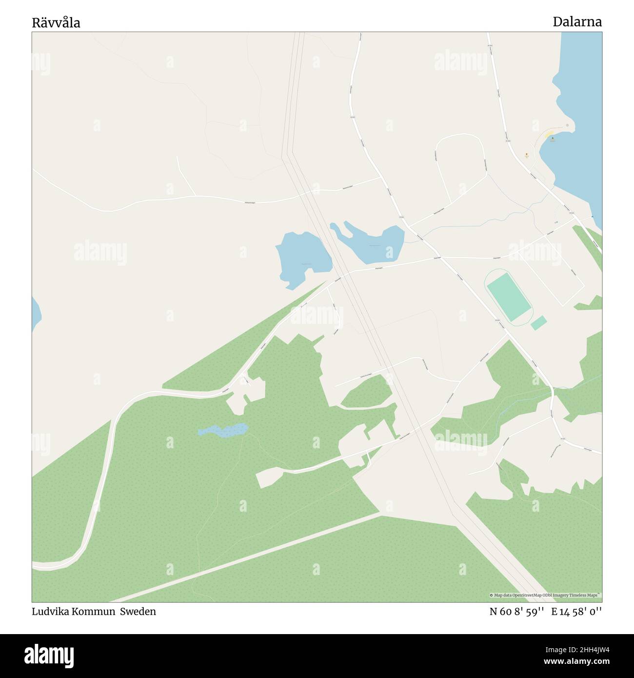 Rävvåla, Ludvika Kommun, Sweden, Dalarna, N 60 8' 59'', E 14 58' 0 ...