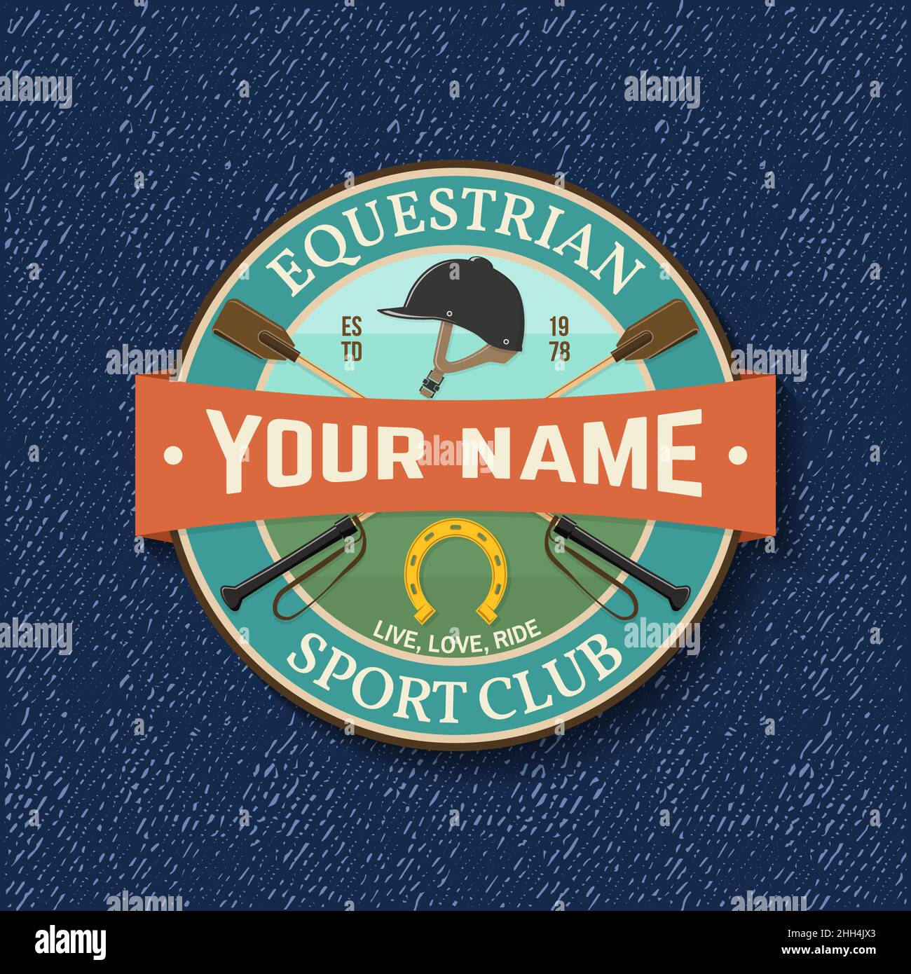 Mustang jeans Stock Vector Images - Alamy